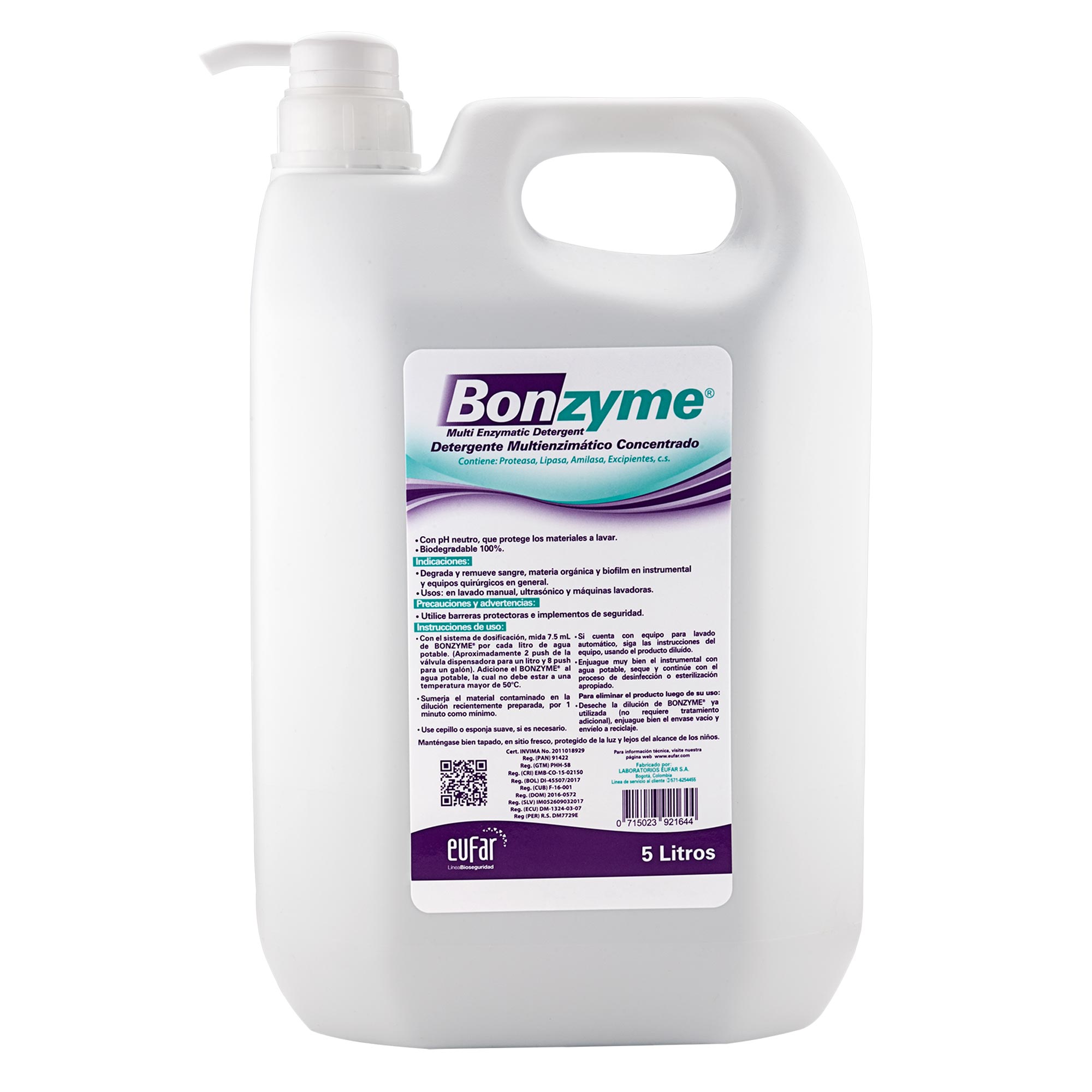 BONZYME detergente multienzimático | Cuida su instrumental